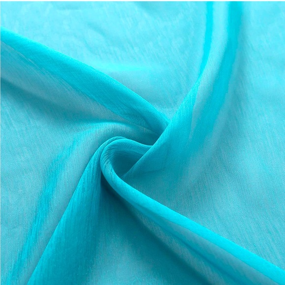 ELLERY HOMESTYLES | Accents | Ellery Homestyles Sheer Fabric Turquoise ...